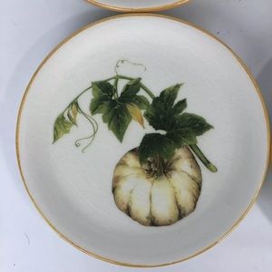 Williams Sonoma | Dining | Williams Sonoma Botanical Pumpkin Plates Set ...